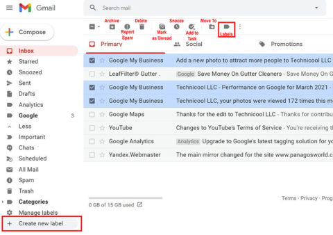 How To Organize Your Gmail! - Technicool